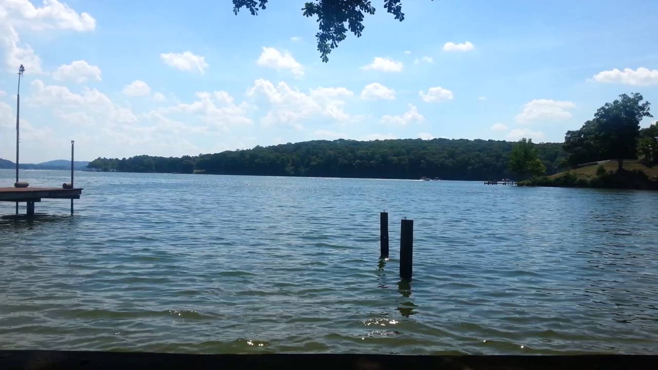 Sitting on the dock at Logan Martin Lake - YouTube