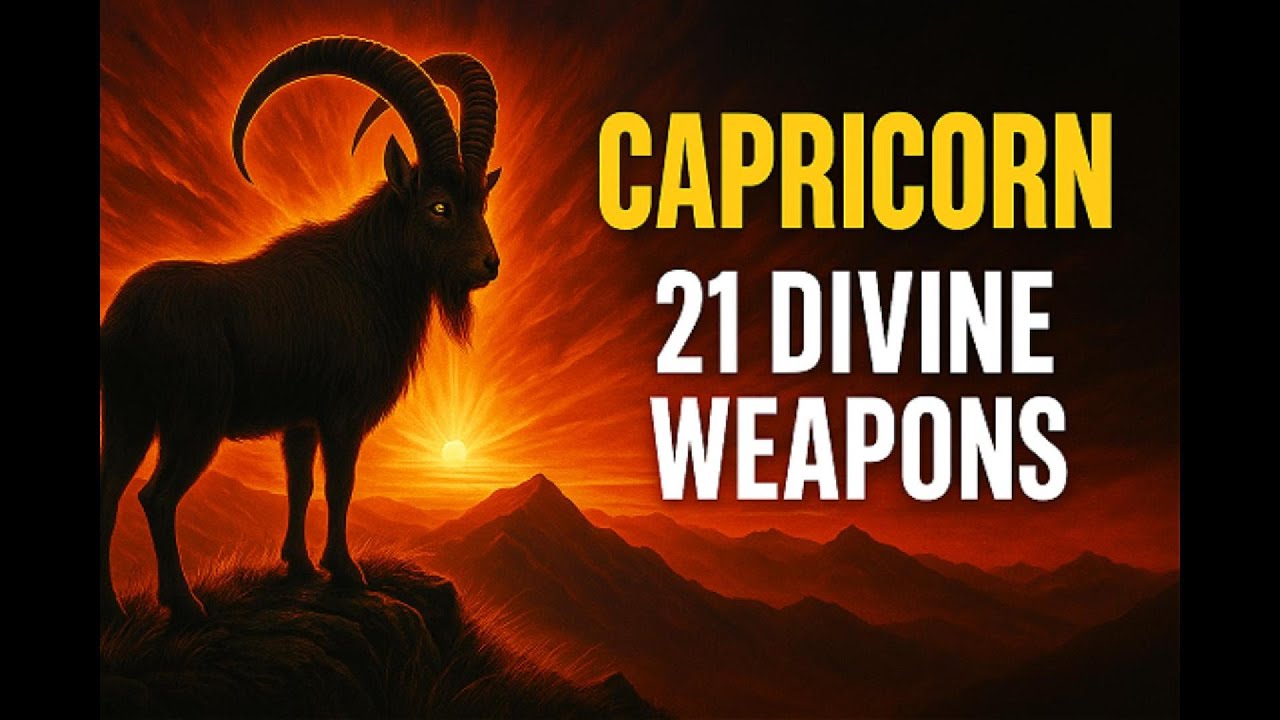 CAPRICORN — 21 Divine Weapons Hidden in Your Soul And One Could Change ...