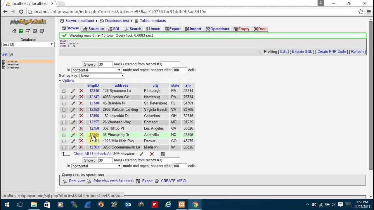 Phpmyadmin Demo Youtube