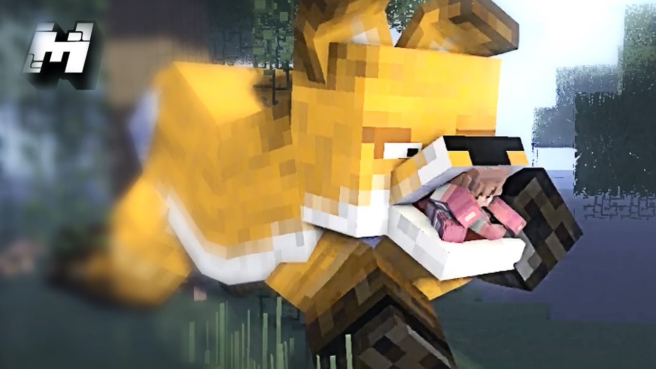 Minecraft Vore Animation: Giant Foxes - YouTube