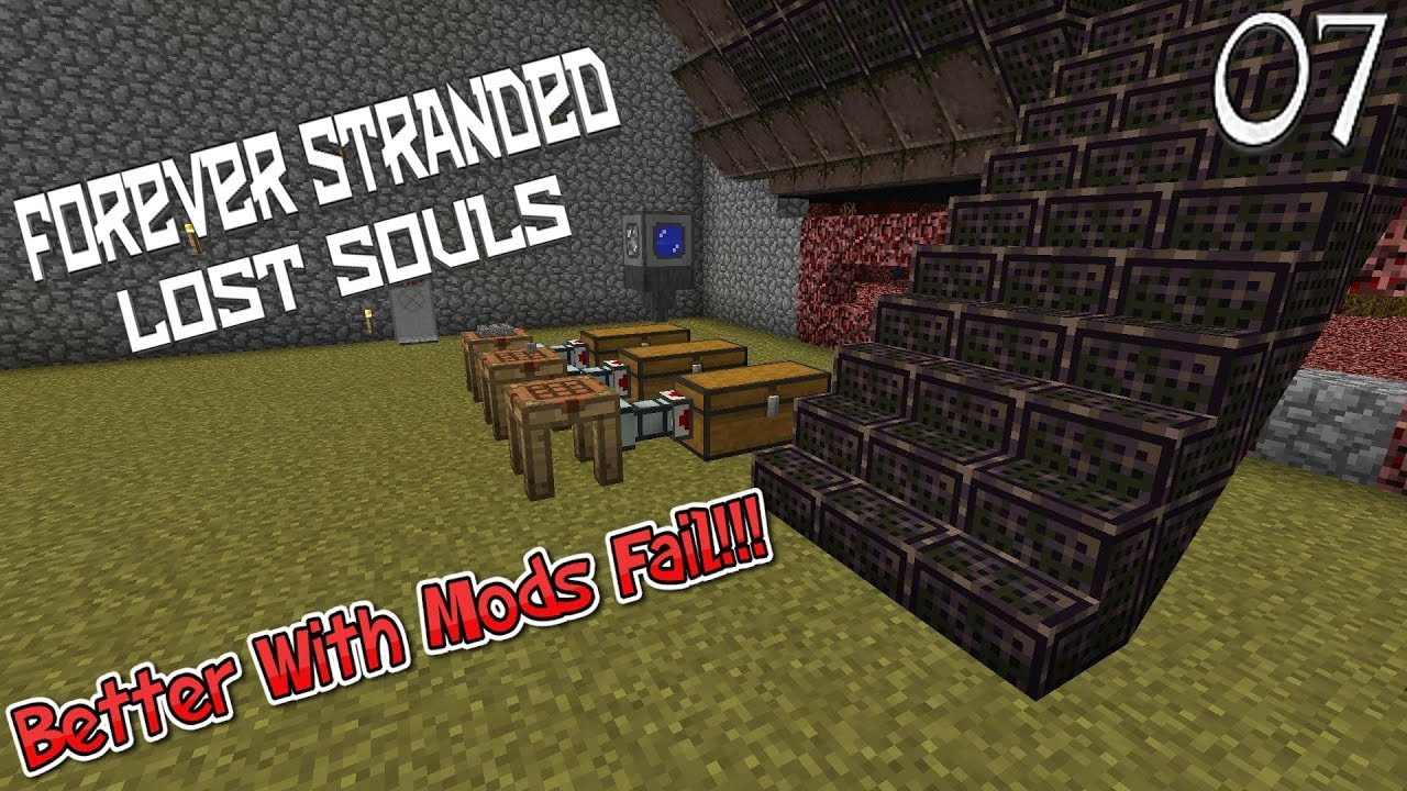 Lets Play Forever Stranded Lost Souls - Better With Mods Fail (7) - YouTube
