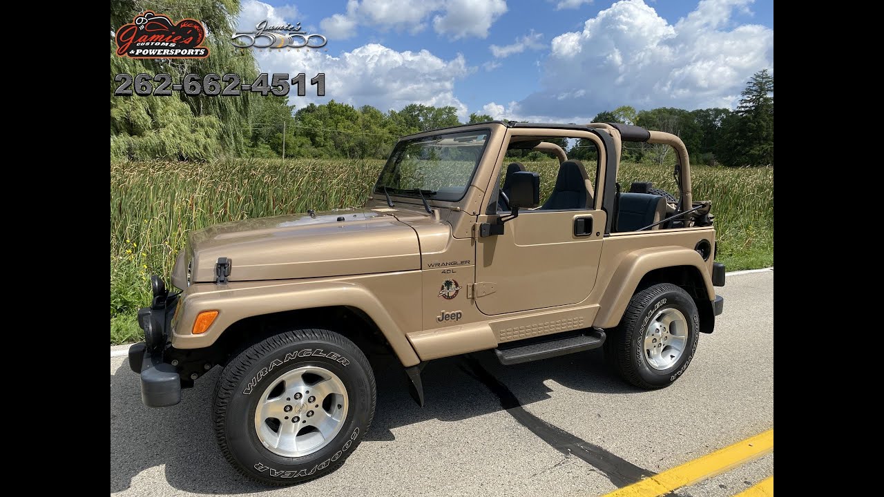 1999 Jeep Wrangler Sahara Desert Sand - YouTube
