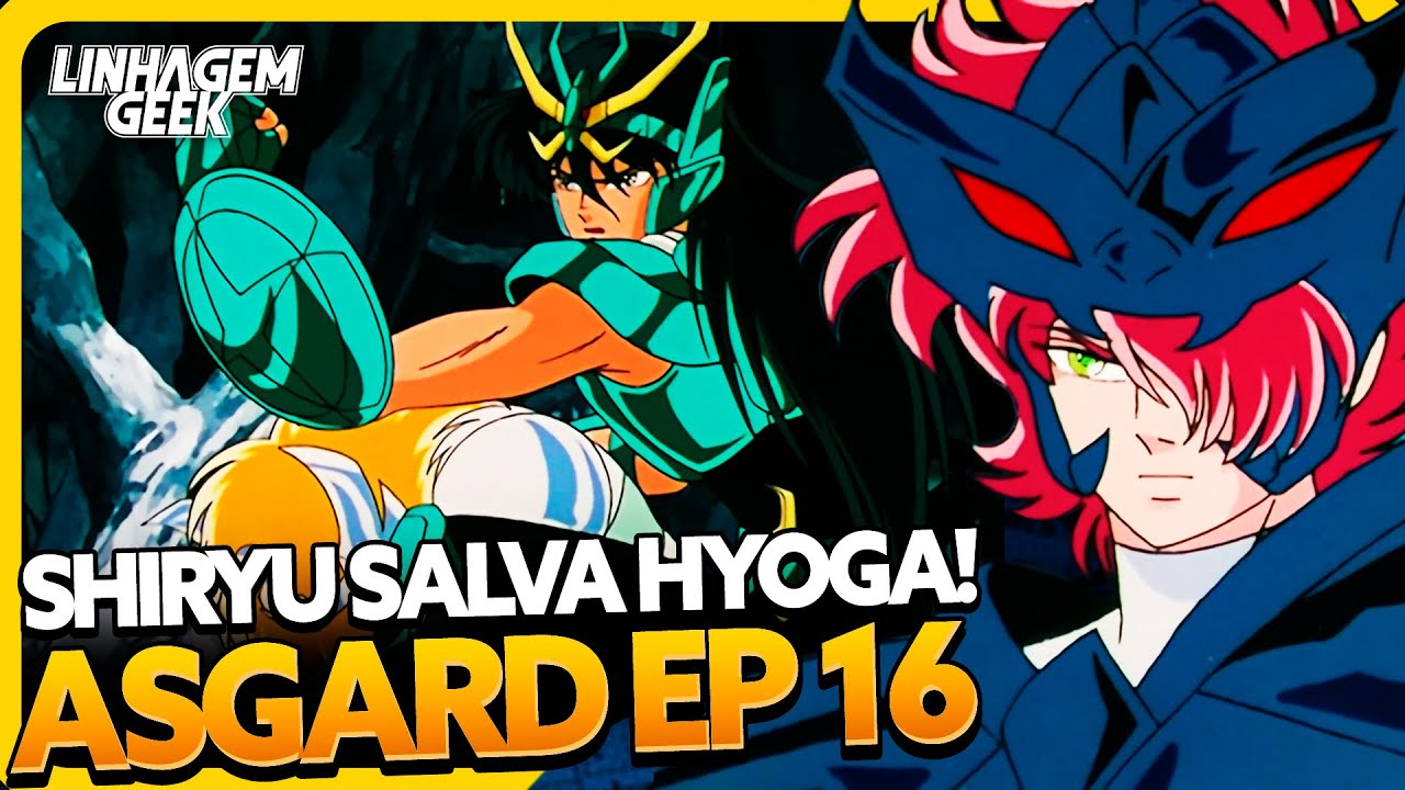 SHIRYU SALVA HYOGA! ALBERICH VS HYOGA [SAGA DE ASGARD EP 16] - YouTube