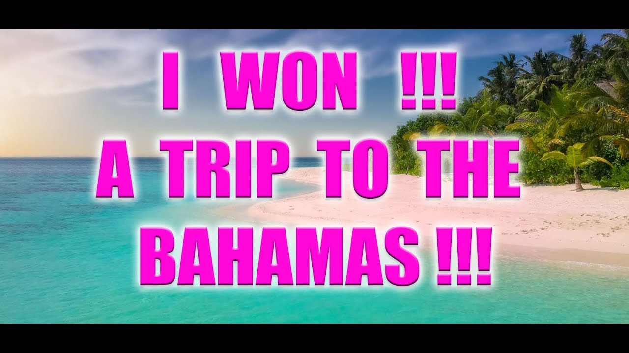 Bahamas Trip Contest Winner - whoop whoop! - YouTube