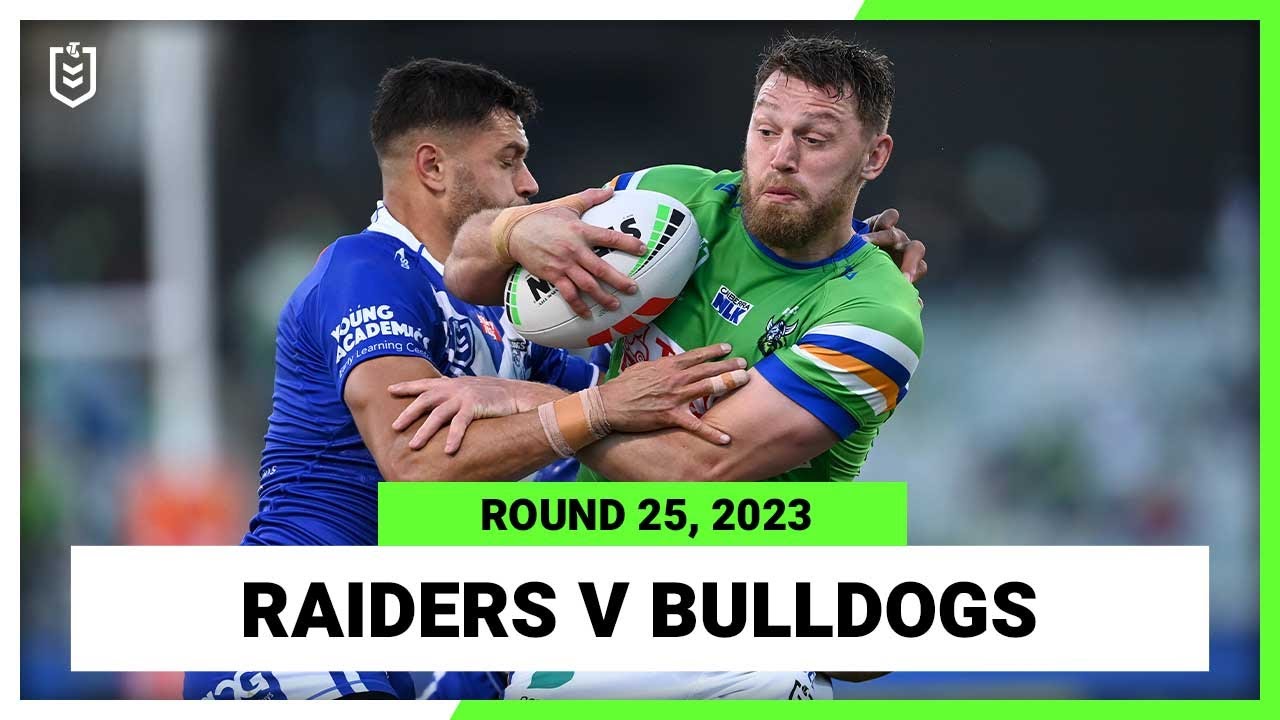 NRL Highlights | Canberra Raiders v Canterbury-Bankstown Bulldogs | NRL ...