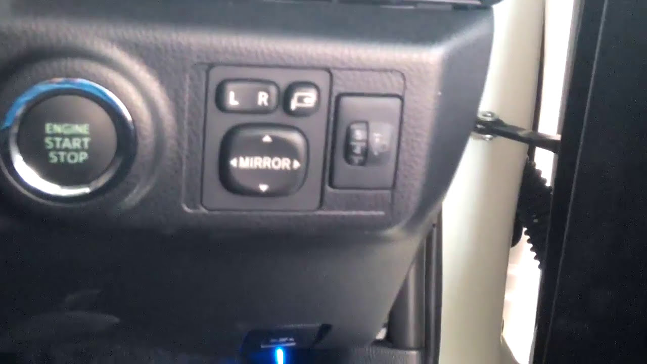 Toyota Vios (2015) Keyless Start Button - YouTube