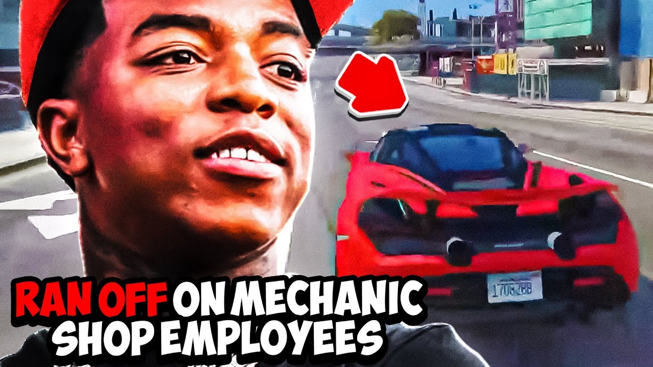 Yungeen Ace Ran Off On The Mechanic Shop Employees😂| GTA RP | Last ...