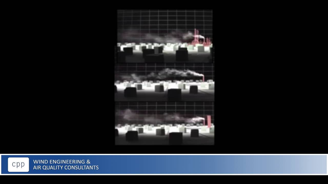 Plume characteristics for three different stack scenarios - YouTube