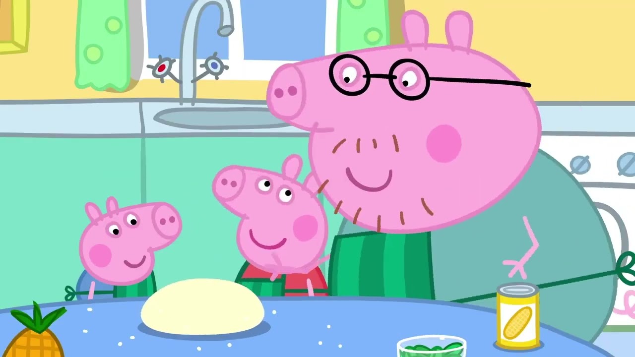 Peppa Pig Learns How To Make A Pizza | Peppa And Friends - YouTube