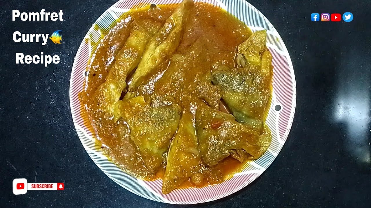 Pomfret Curry🐠 Recipe/Home Made Cooking/Fish Curry #youtube # ...