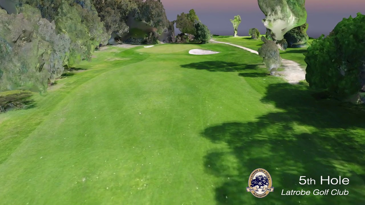 Latrobe Golf Club - 5th Hole - YouTube