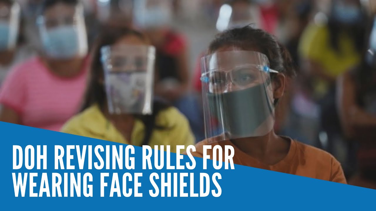 DOH revising rules for wearing face shields - YouTube