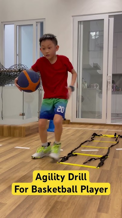 Agility Drill using Cones and Ladder to Improve Speed and Explosive Power for 8 years old Kids ...