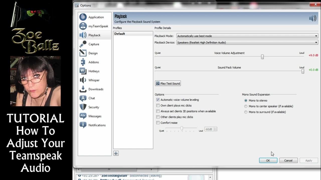 Teamspeak 3 Tutorial - How to Adjust Your Audio Settings - YouTube