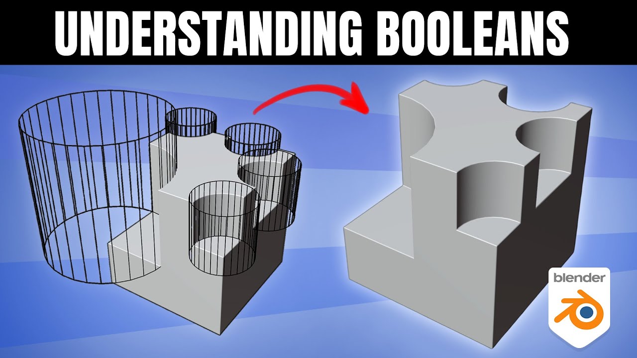 Demystifying Booleans: A Beginner's Guide : Blender 4 - YouTube