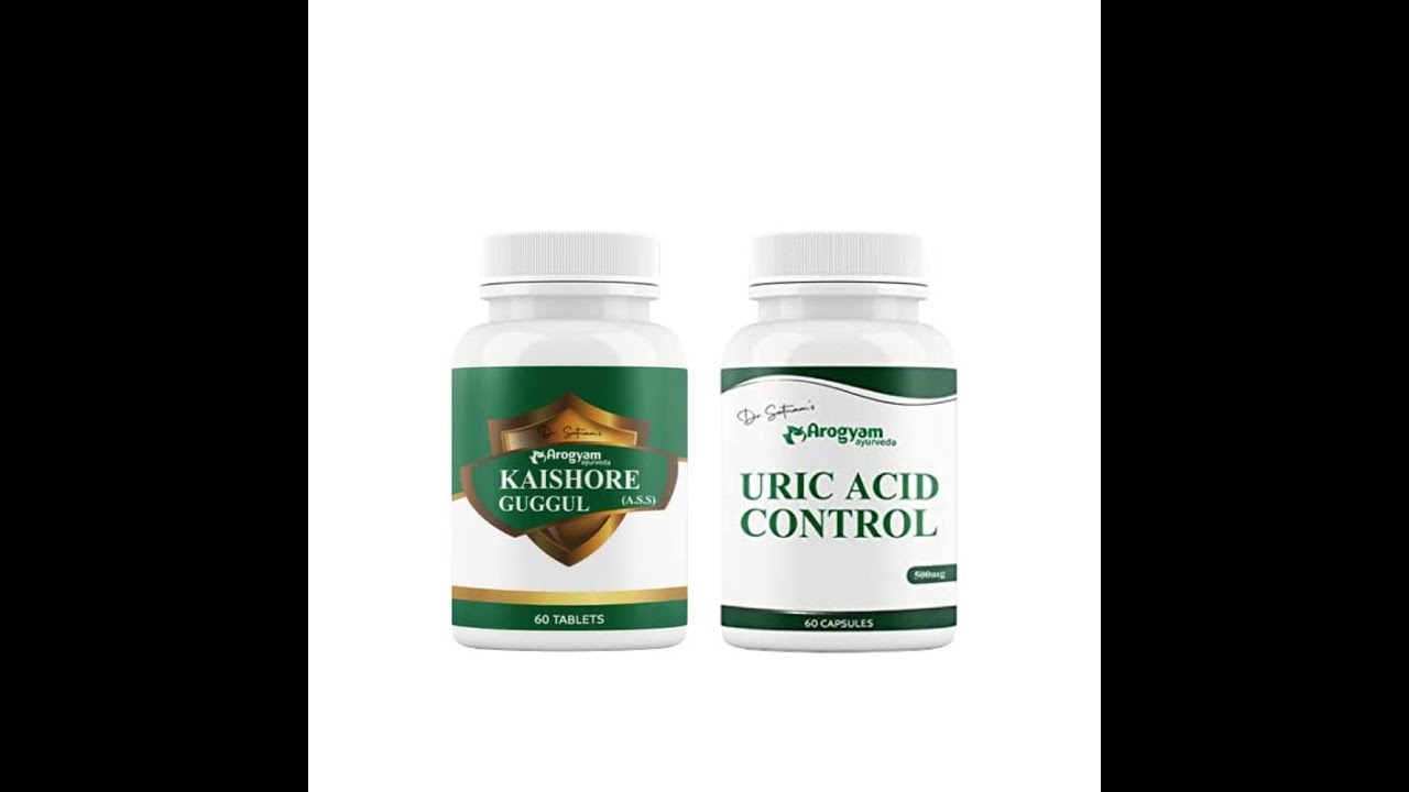 AROGYAM Uric Acid Capsules 500mg With FREE Kaishore Gugul Tablets ...