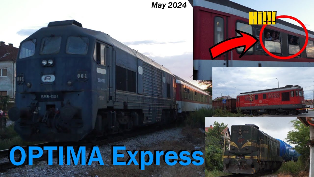 OPTIMA Express !!! Trains in May | Raillway line Nis - Dimitrovgrad ...