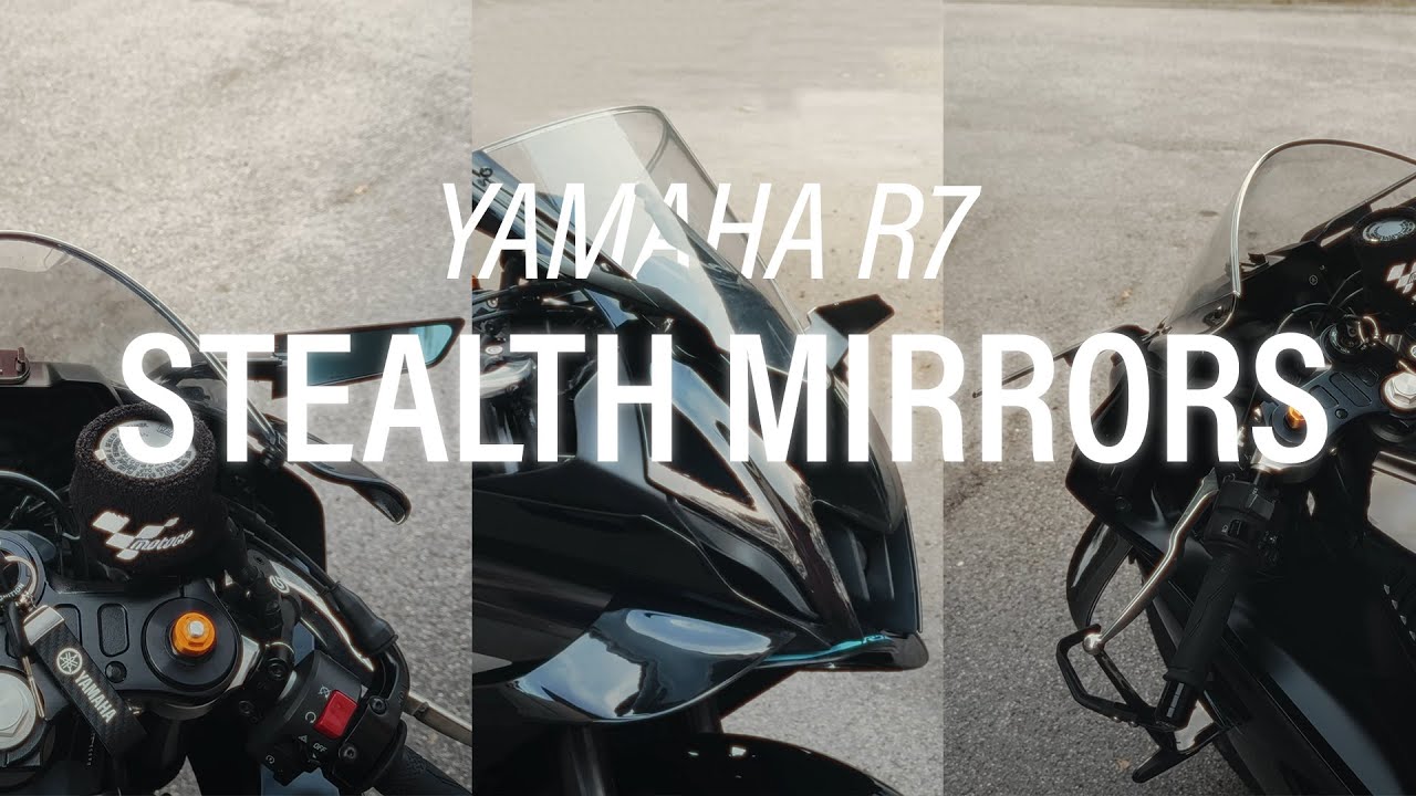 Installing Rizoma Stealth Mirrors - Yamaha R7 2022 - YouTube