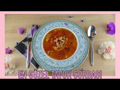 TAVUK CORBASI TARIFI | IDDAA EDIYORUM BÖYLE TAVUK CORBASI YEMEDINIZ | PAPATYA MUTFAGIM 🌸