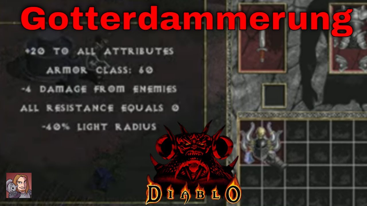 Diablo 1 Unique Items (Gotterdammerung) - YouTube