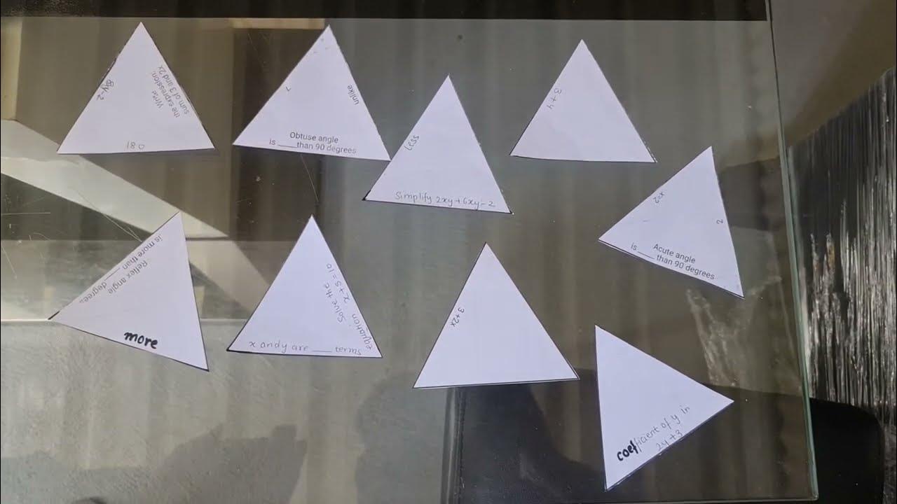 Solving Tarsia puzzle - YouTube