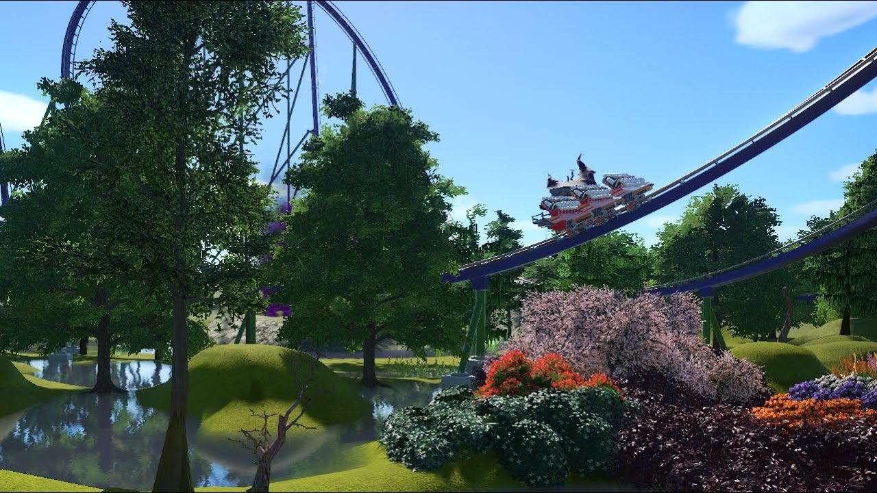 Planet Coaster Testride Absturz-Achterbahn "Hexensumpf" / Dive-Coaster ...