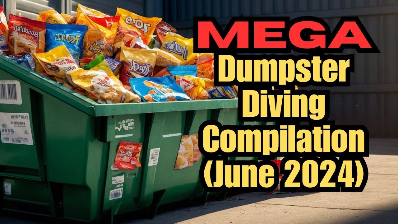 YouTube Dumpster Diving Video Compilation 2024! June 2024 Dumpster Diving Jackpot Haul ...