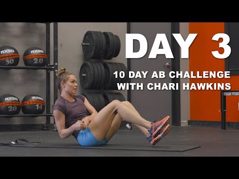 10 DAY AB CHALLENGE WITH TEAM USA ATHLETE CHARI HAWKINS - DAY 3