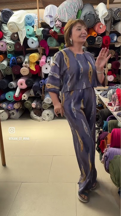 Самая лучшая ткань на лето - штапель ,костюм в моем исполнении,ткань в ...