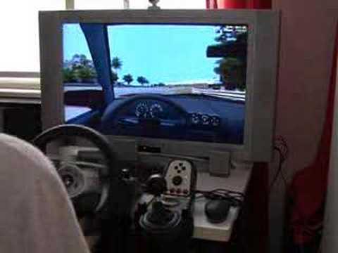 setting lfs logitech g25 900° drift - YouTube