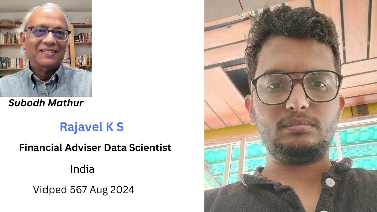 Rajavel K S India Financial Adviser Data Scientist Vidped 567 August ...