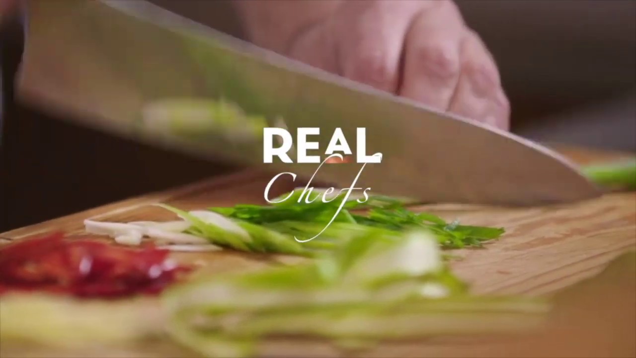 REAL Chefs with Kirk Haworth - Warm toasted nettle Caesar, asparagus ...