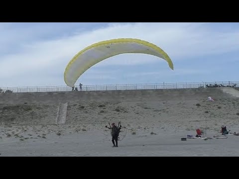 モーターパラグライダーフライト練習動画 2023.5.3（Paramotor flight practice video） - YouTube