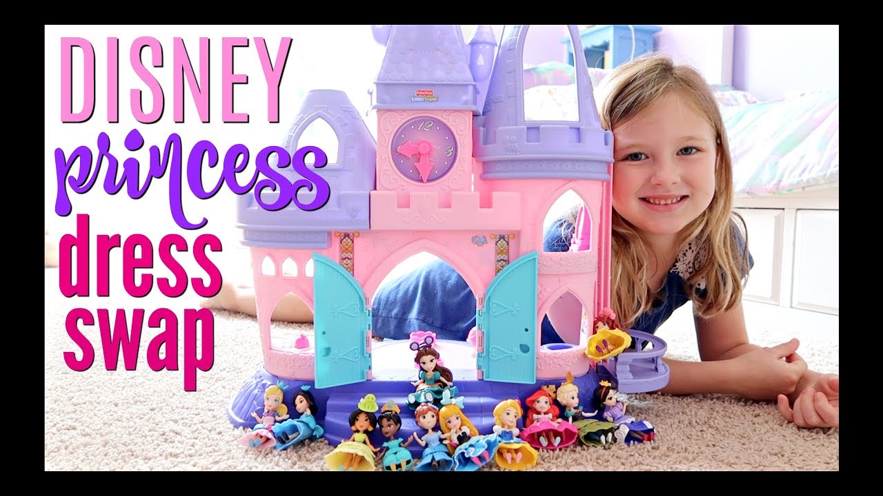 Disney Princess Dress Swap Blindfolded Challenge Youtube