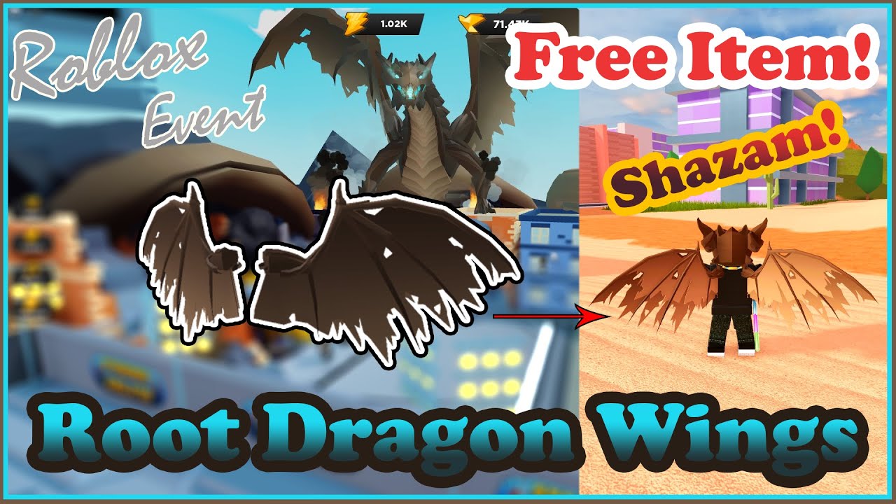 Final Shazam Item! Root Dragon Wings in Strongman Simulator Roblox ...
