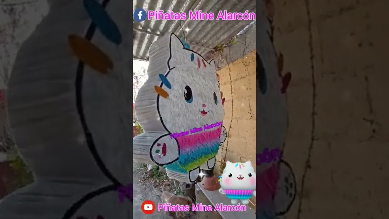 piñata de Cakey gabby's la casa de las muñecas - YouTube