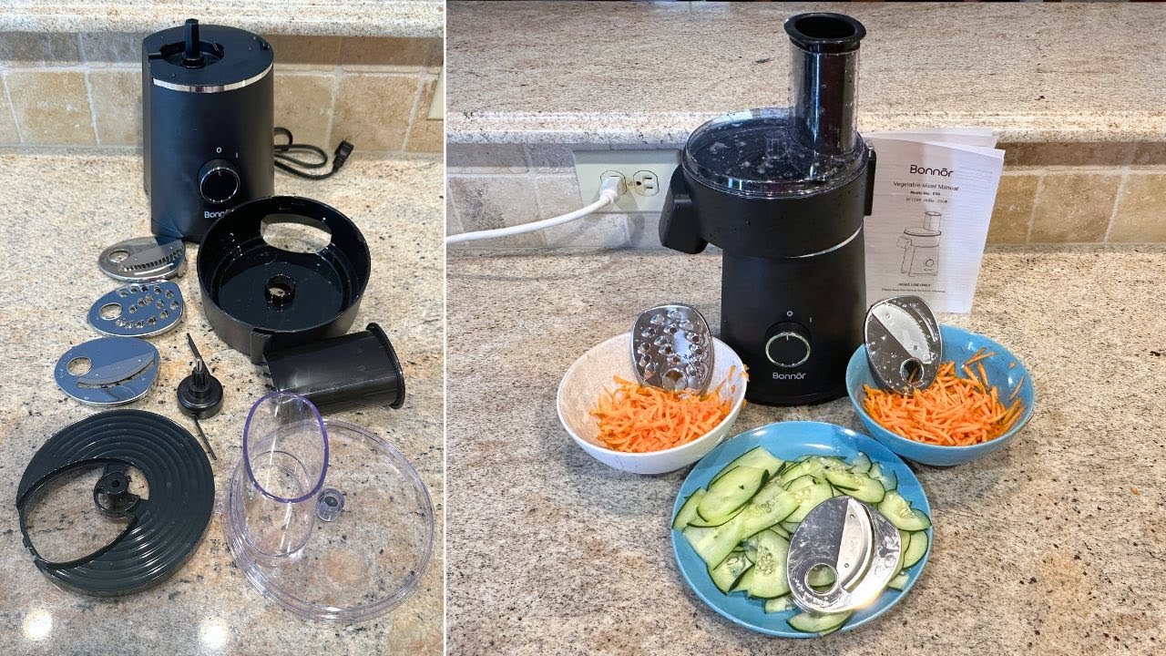 The Easiest Way to Slice Veggies! | Bonnor Electric Vegetable Slicer ...