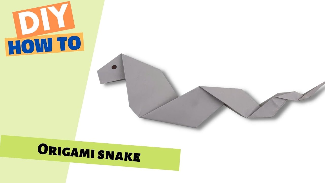 Origami snake | How to make a paper snake - YouTube
