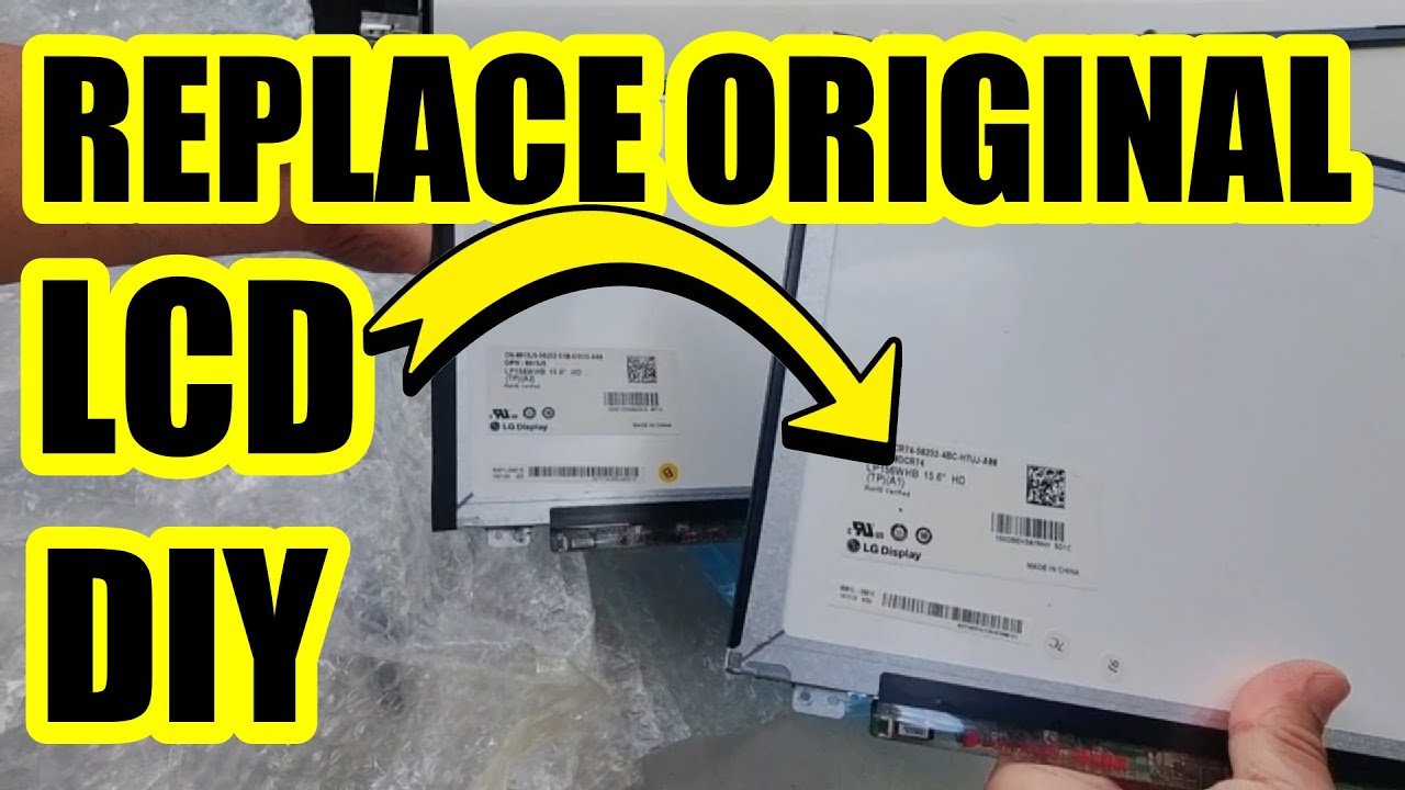 How to change LCD on your laptop in a simple way || DIY #diy #repairing ...