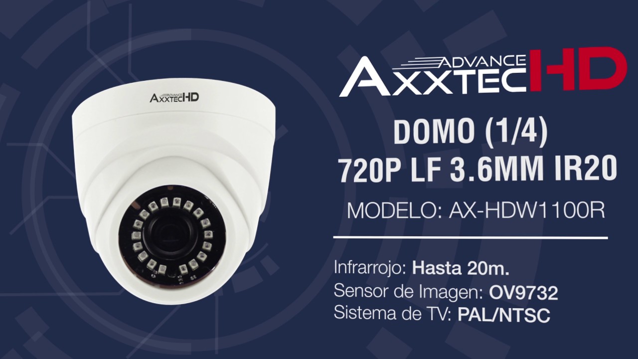 DOMO HD (4/1) 720P IR20 L.FIJO - Axxtec Advance HD - YouTube