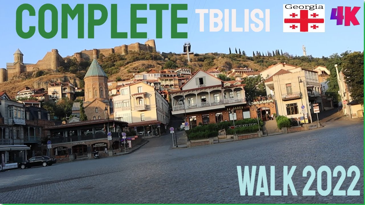 Complete Tbilisi 4k walk 2022 tour / Including Old Tbilisi, Freedom ...