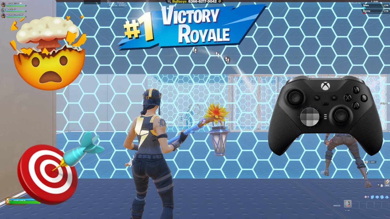 Xbox Scuf Controller🤯 Fortnite Piece Control 1v1🎯 Gameplay🏆(4K 160FPS ...