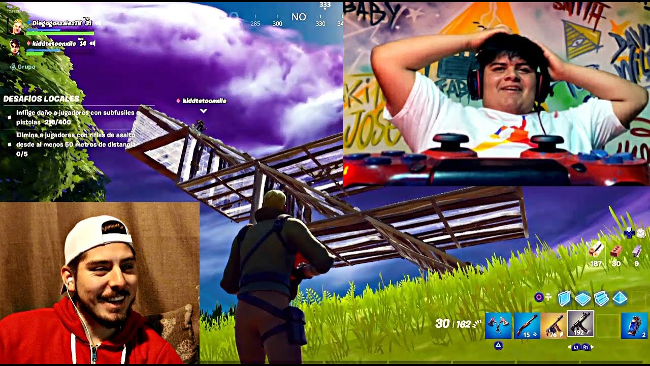 AVENTURAS EN FORTNITE CON KIDD TETÓN 🎮😱🔥 ¿Me guía a la victoria? 😯 ...