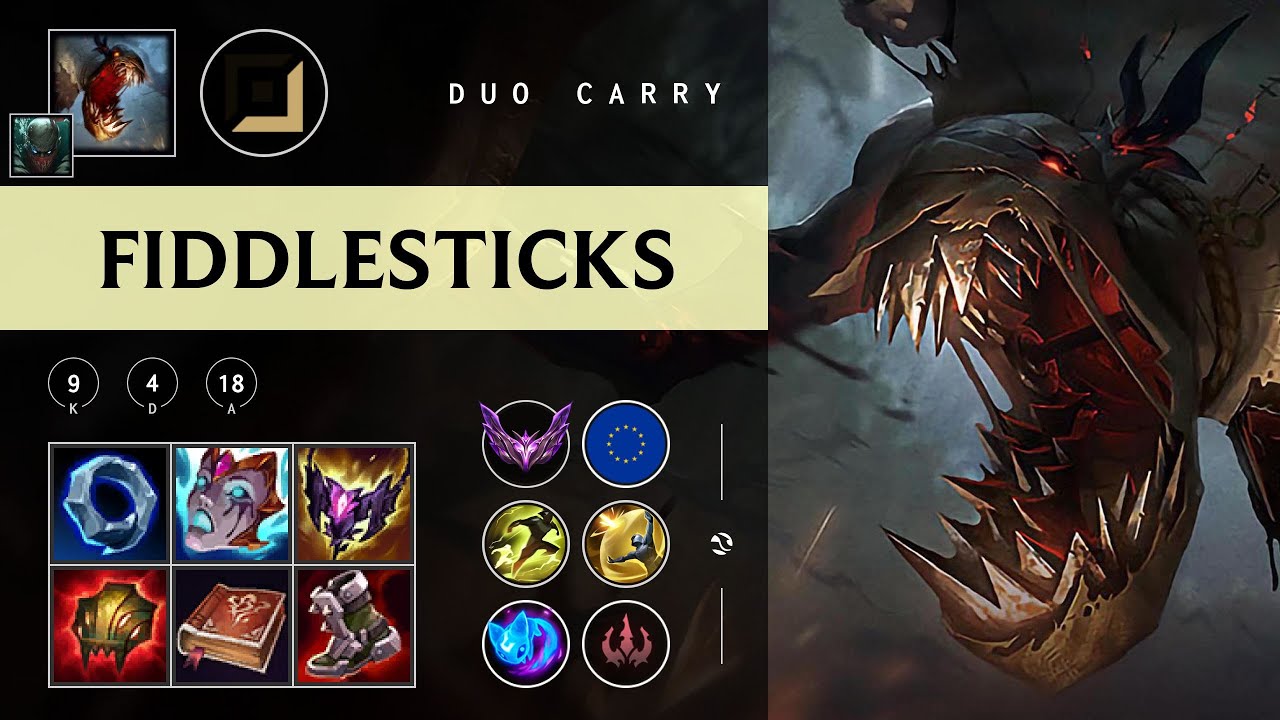 Fiddlesticks Carry vs Miss Fortune - EUW Master Patch 25.24 - YouTube