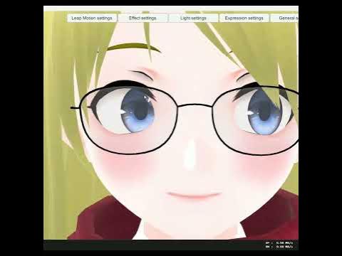 VSeeFace webcam eye tracking test #shorts - YouTube