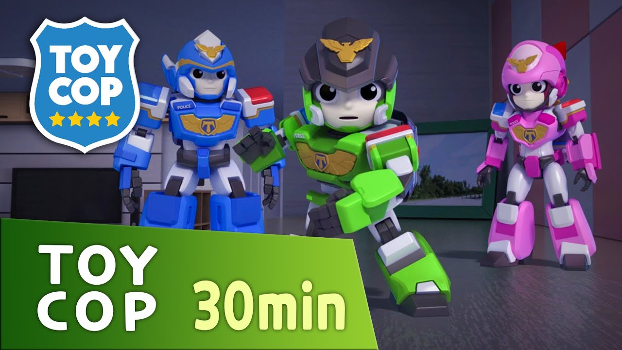 [TOYCOP] Funny episode 2 l 30min Play l TOYCOP - YouTube