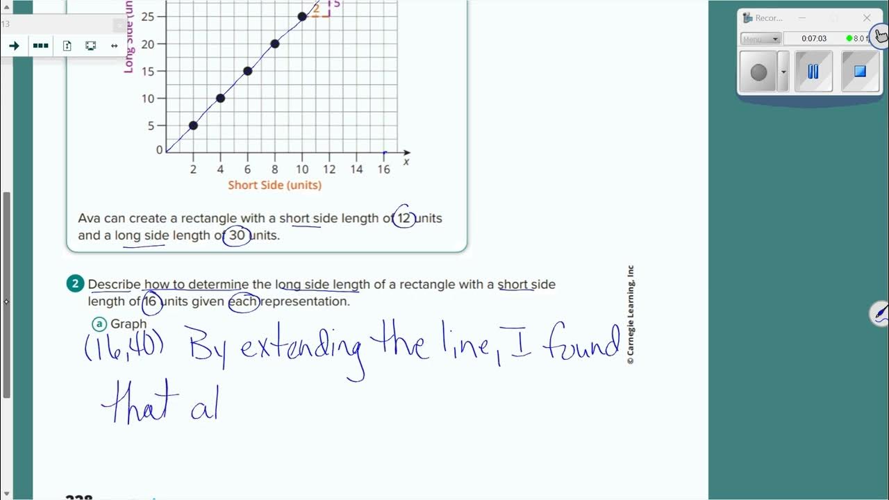KMS 6th Grade Math - Module 2, Topic 1, Lesson 5 - Graphs of Equivalent ...
