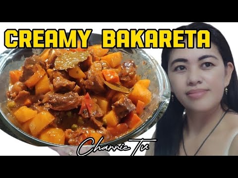 LET'S COOK CREAMY BAKARETA / CharrieTv - YouTube