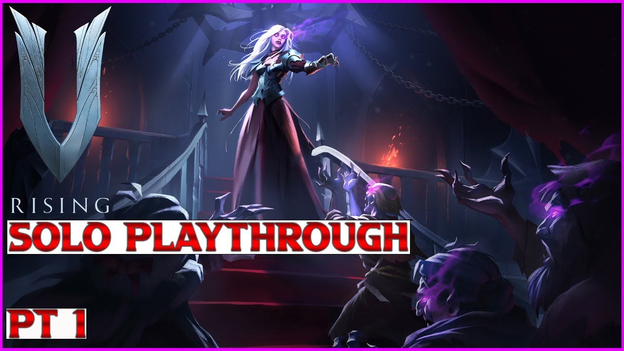 V Rising Solo Playthrough Official Settings Pt. 1 - YouTube