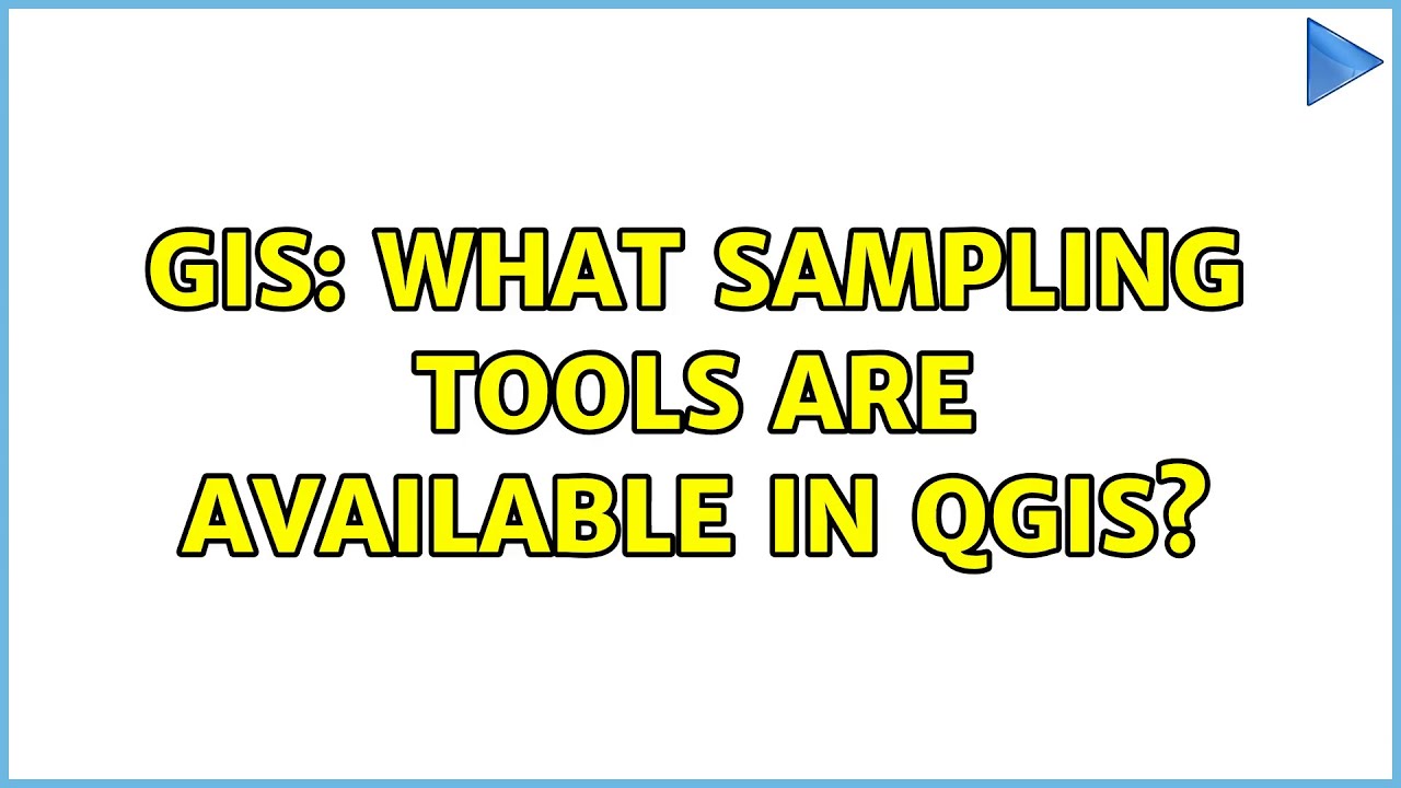GIS: What sampling tools are available in QGIS? - YouTube